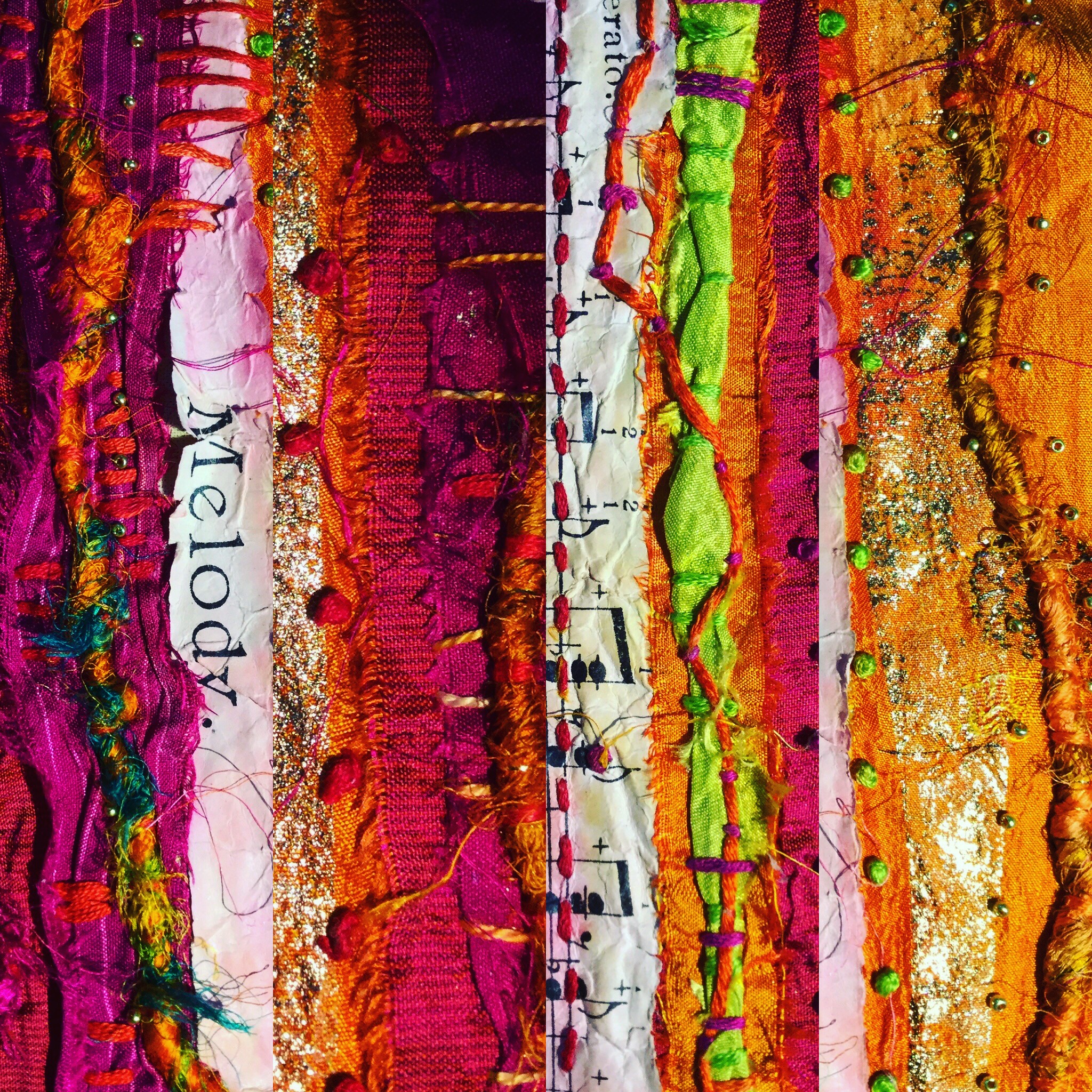Exploring colour and texture: textiles and mixed media workshop with ...