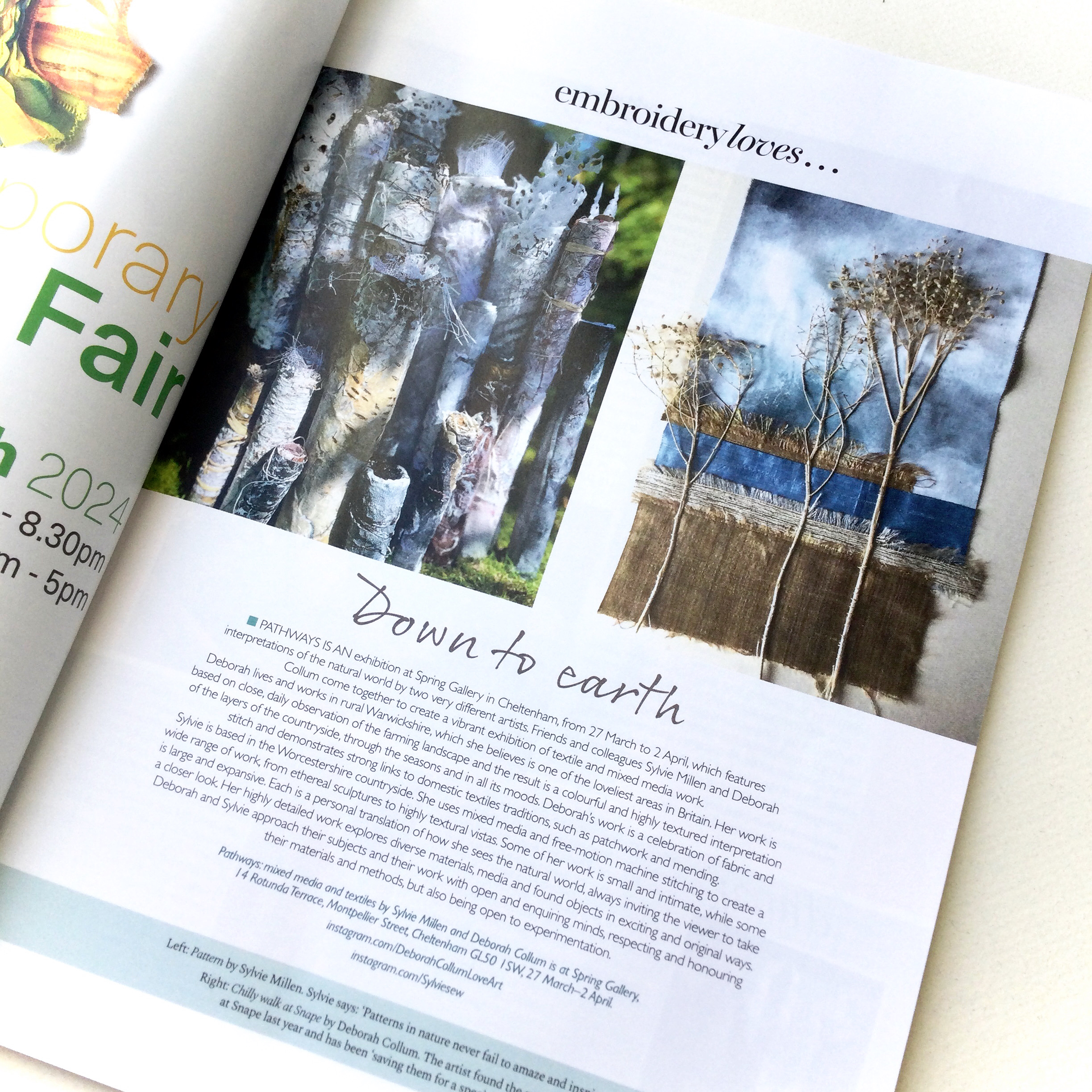 Deborah Collum Love Art – Mixed media and textile artist based in rural ...